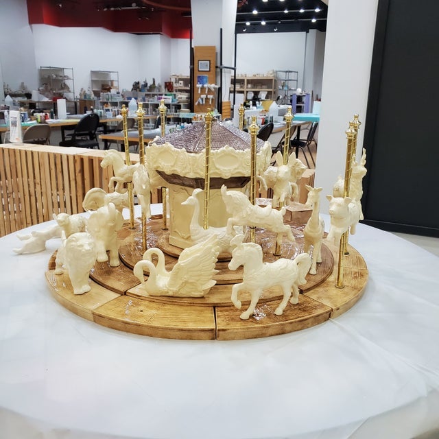 Ceramic Bisque Carousel set catalog | A Little Hobby Ceramics Studio